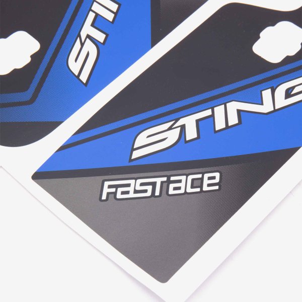 FastAce Front Fork Stickers Blue – EmotoUK